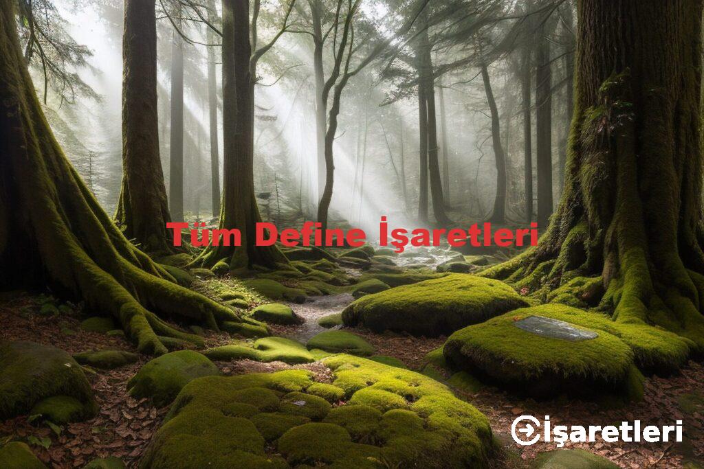 Tüm Define İşaretleri - İşaretleri